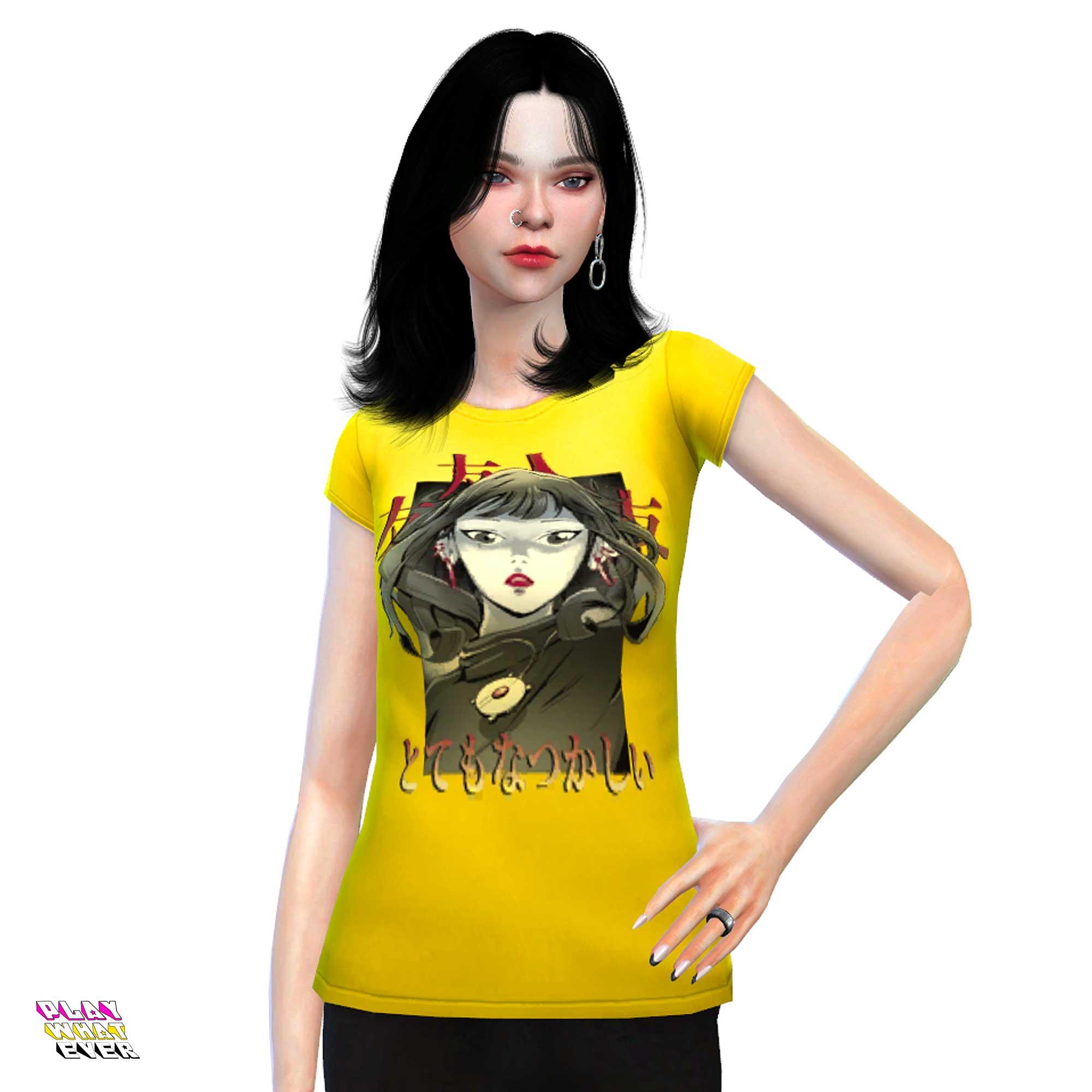 Sim 4 CC The Demon in Me T-Shirt