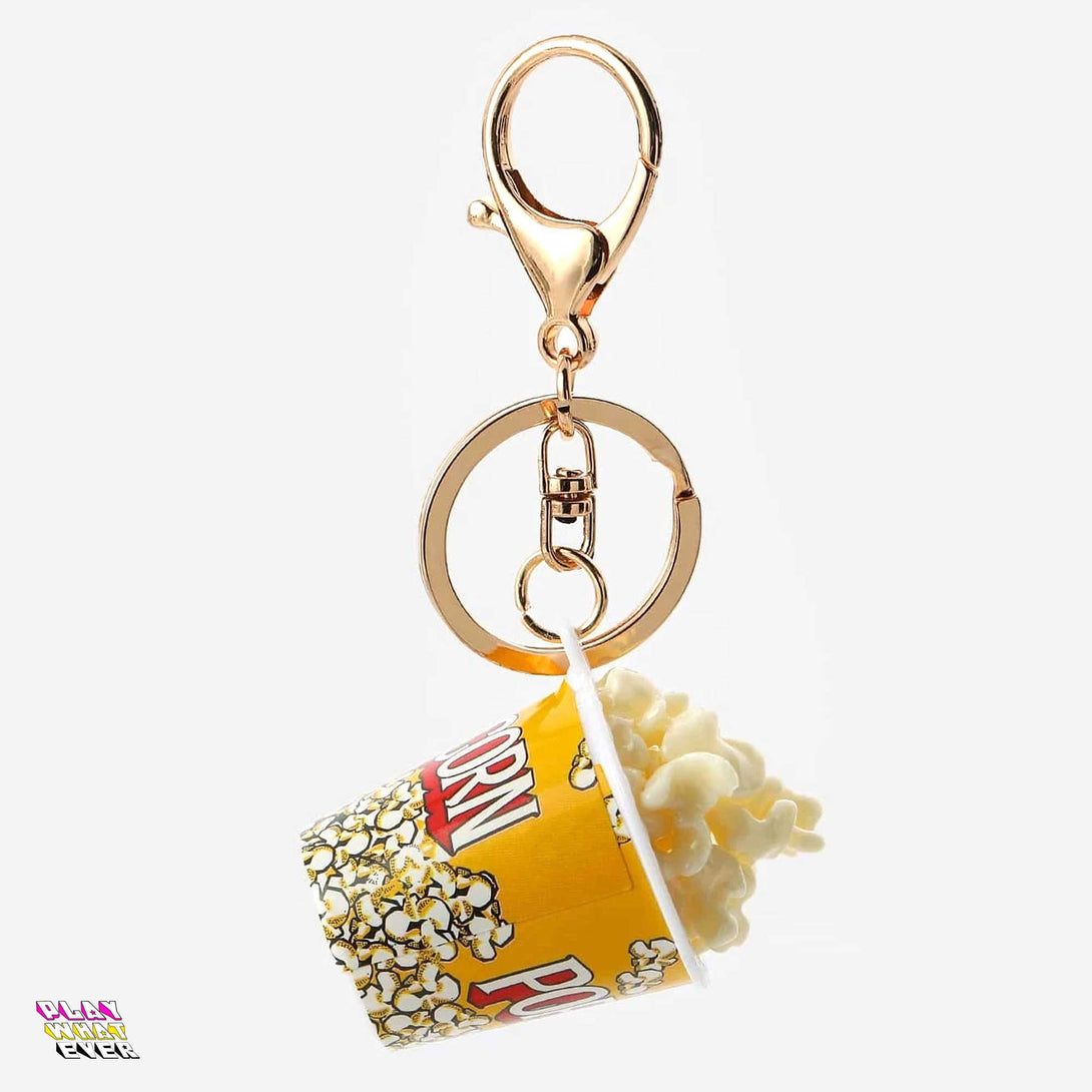 Movie Time! Popcorn Novelty Keychain – PlayWhatever